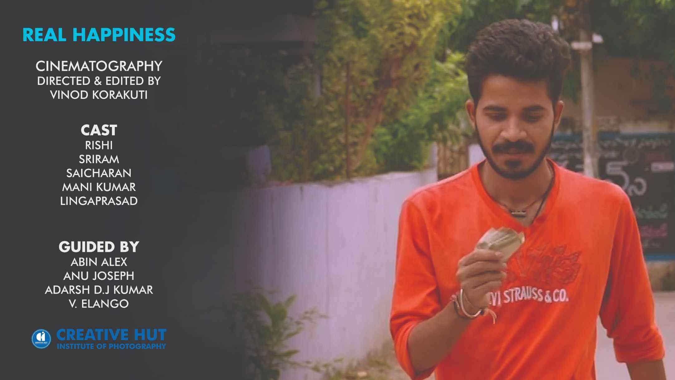 Real Happiness by Vinod Korakuti | Telugu Short Film | Creative Hut